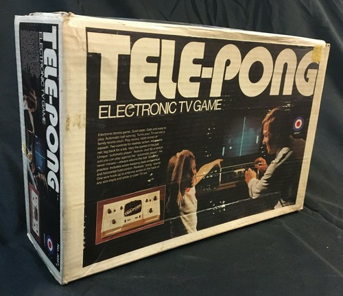 TELEPONG ELECTRONIC TV GAME BY ENTEX in box | eBay