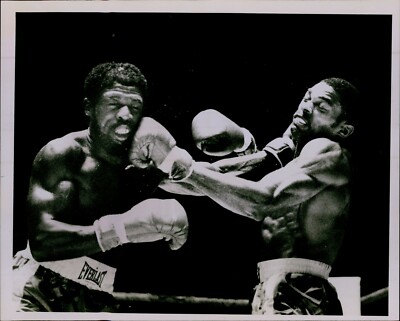 LG786 1979 Original Photo DEMETRIUS EDWARDS GREG PAYNE Boxing Huge Jaw ...