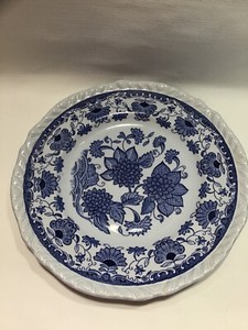 ADAMS "D" PLATE 7” REAL ENGLISH IRONSTONE BLUE & WHITE Made ENGLAND | eBay