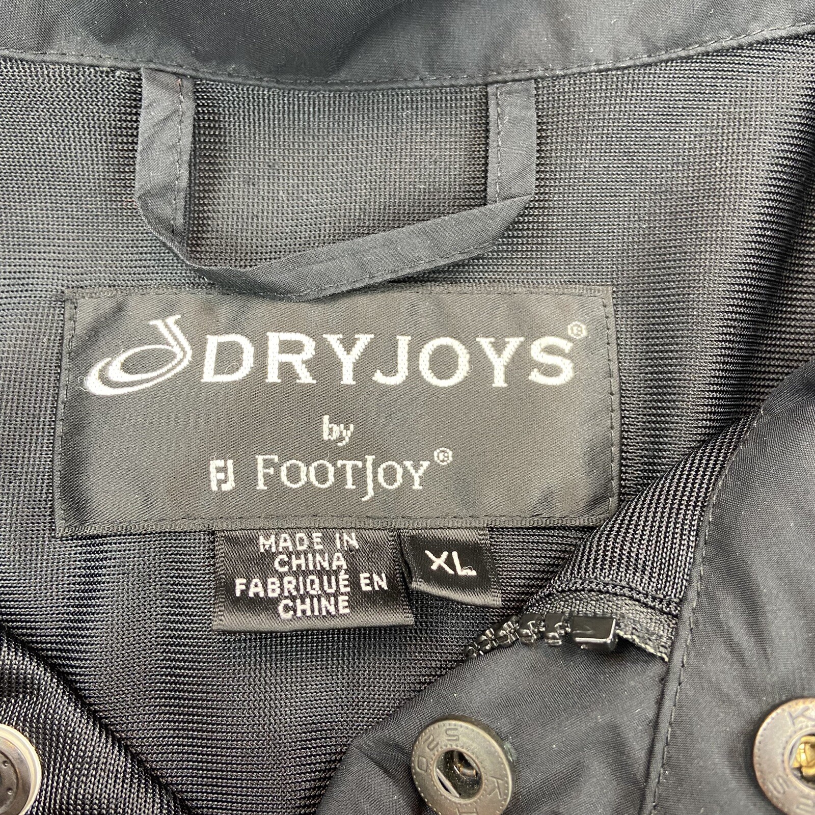 Dryjoys Footjoy Mens XL Jacket Convertible Packable Removable Sleeves ...