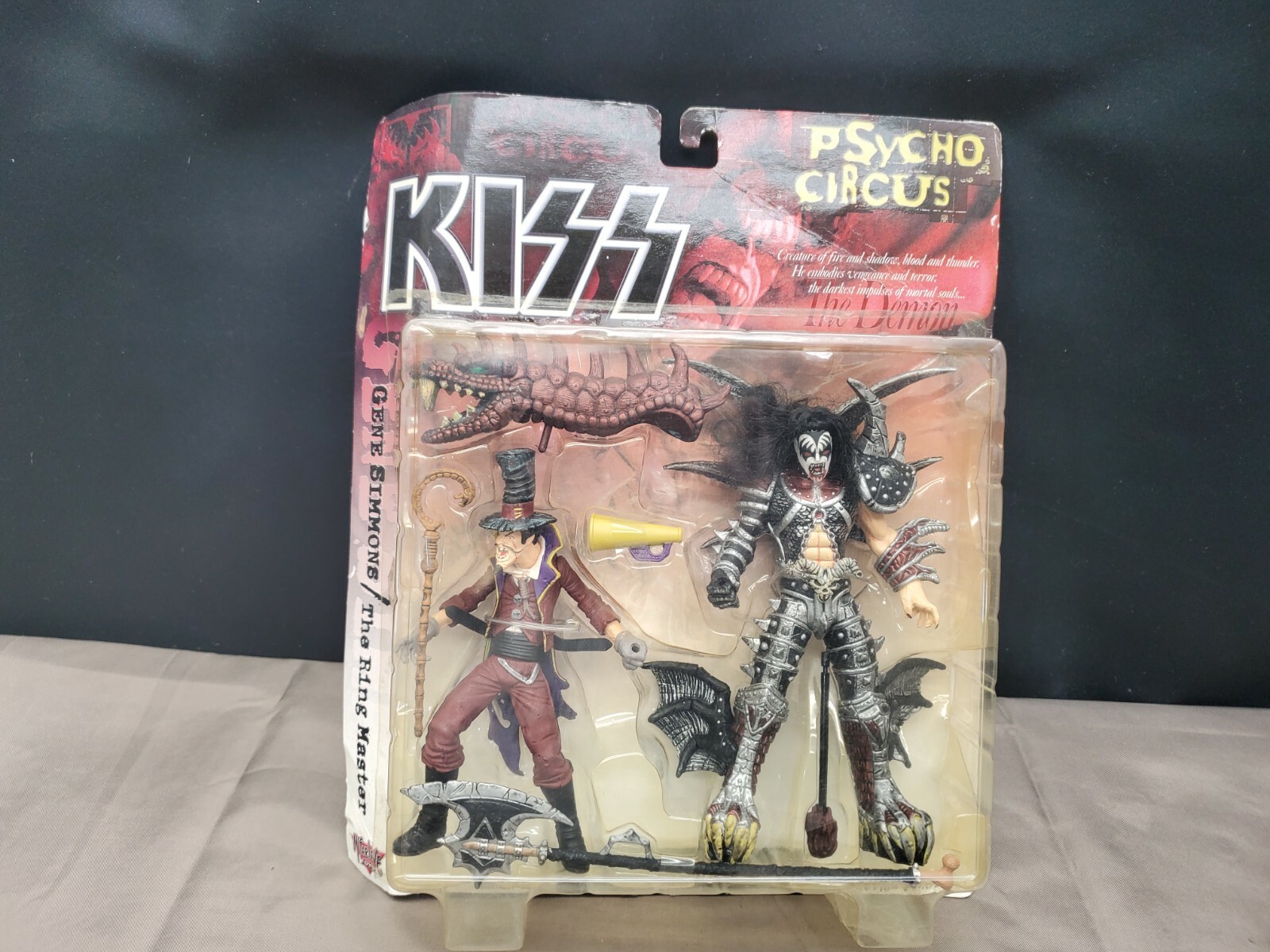 1998 McFarlane KISS Psycho Circus GENE SIMMONS THE RINGMASTER Action ...