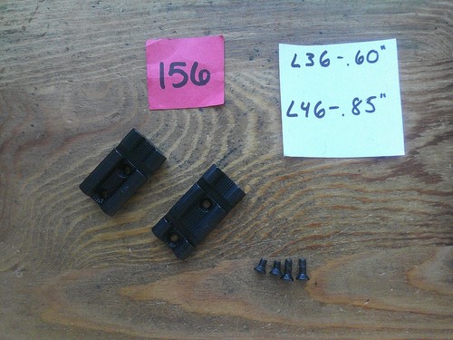 HOWA 1500 Bolt Action 2-Piece Gloss Blue Scope Mount Weaver Weatherby ...