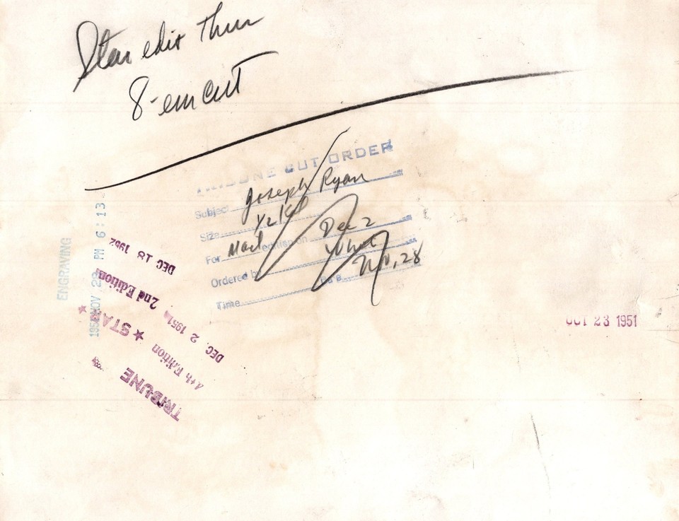 1951 Joseph P. Ryan ILA Officials Hotel Commodore New York Rare Press ...