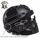 Tactical G4 Helmet Full Face Mesh Mask Goggles Armor Protective PJ FAST ...