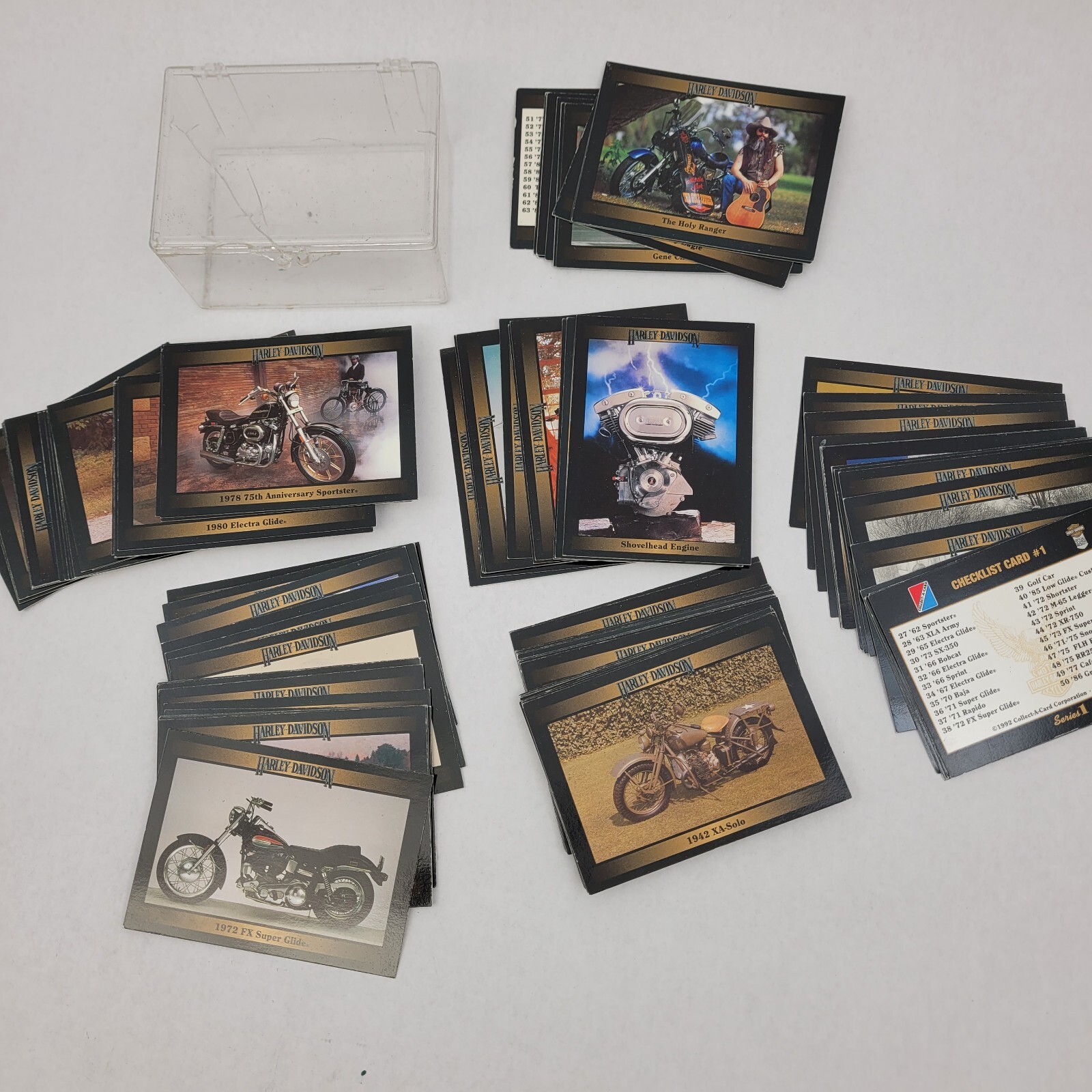 Harley Davidson Dyna Super Glide Motorcycle Collector Tin & Trading ...