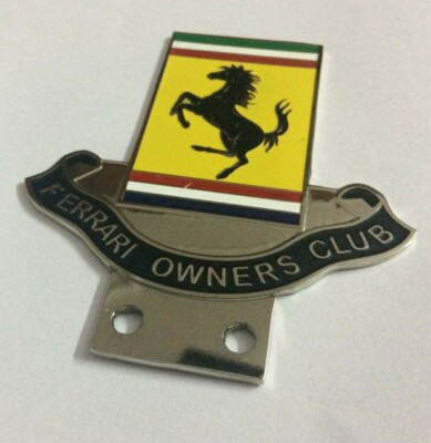 Car Badge- Ferrari owner club badge car grill badge emblem mg jaguar ...
