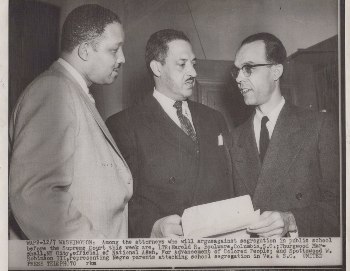 Thurgood Marshall Brown Vs Board Of Education Letter To Thurgood