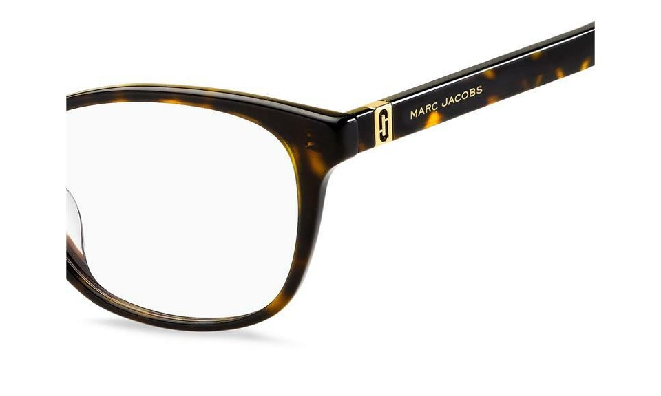 Marc Jacobs Marc 340/F 086 53mm Havana Women Oval Rx Ophthalmic ...