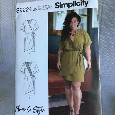 simplicity 9224 Wrap dress, uncut, New Sexy | eBay