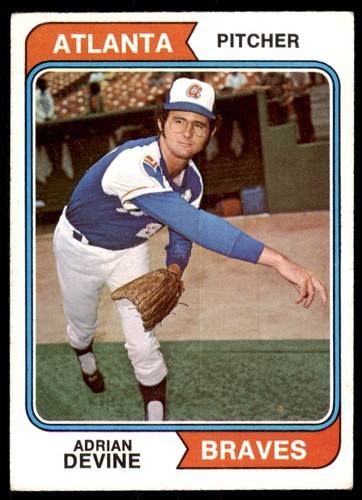 1974 Topps- Adrian Devine Rookie B Baseball Cards #614 | eBay