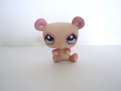 LPS Littlest Pet Shop #1328 Pink Panda Purple Eyes tongue out | eBay