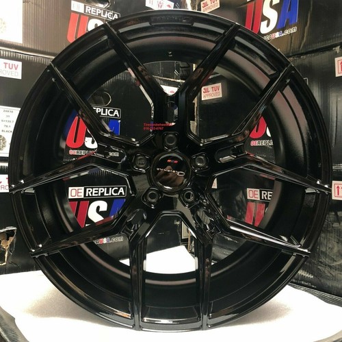 22" inch Giovanna Haleb Gloss Black Wheels Range Rover Defender HSE ...