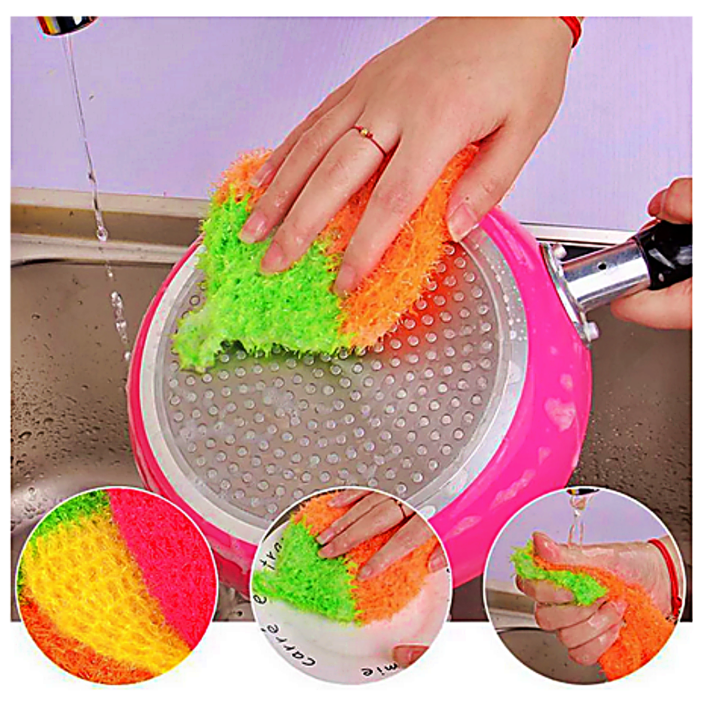 Multi Use Last-Long Non Scratch Odorless Scrubber Dish Wash Fruit Shape ...