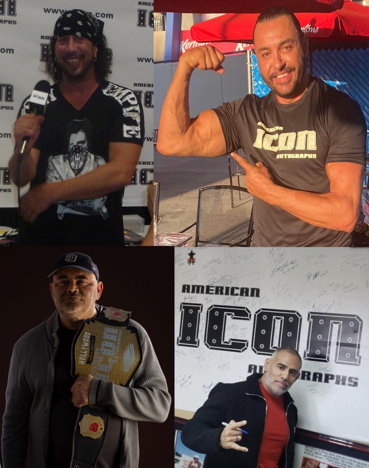 Mamba Signed 12x18 Mexican Flag BAS COA Lucha Libre AAA Exotico Mexico ...