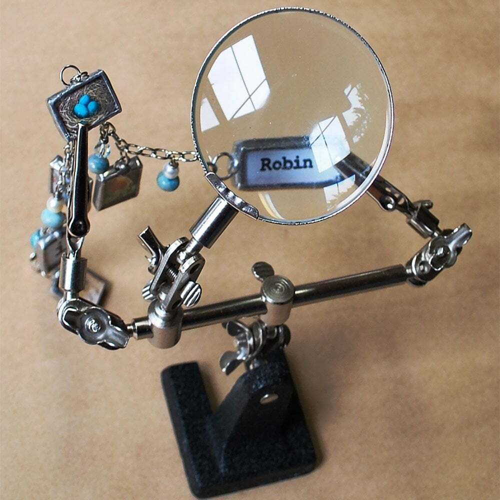 Magnifying Glass With Stand Modelcraft Heavy Duty Helping Hands ...