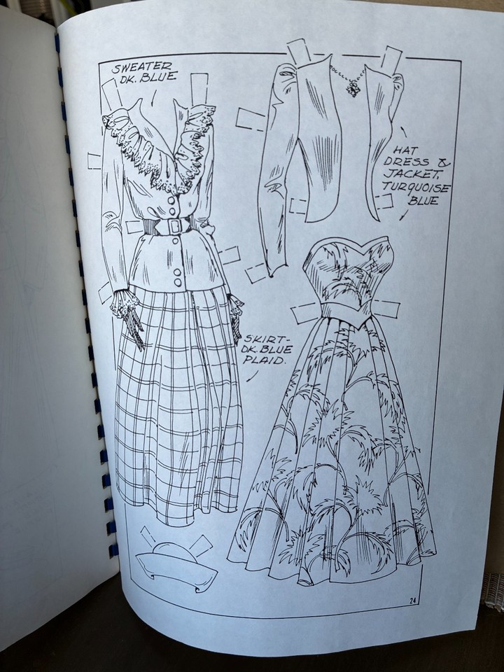 Duchess of York Fergie Paper Dolls SIGNED by Charles Venutra 24 pgs ...