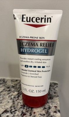 New Eucerin Eczema Relief Hydrogel Colloidal Oatmeal Skin Protectant 5 ...