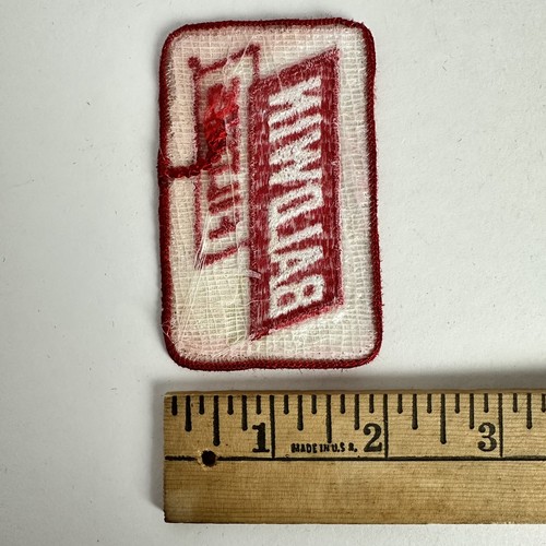 Vintage Baldwin Filters Embroidered Patch Red White Auto Advertising ...