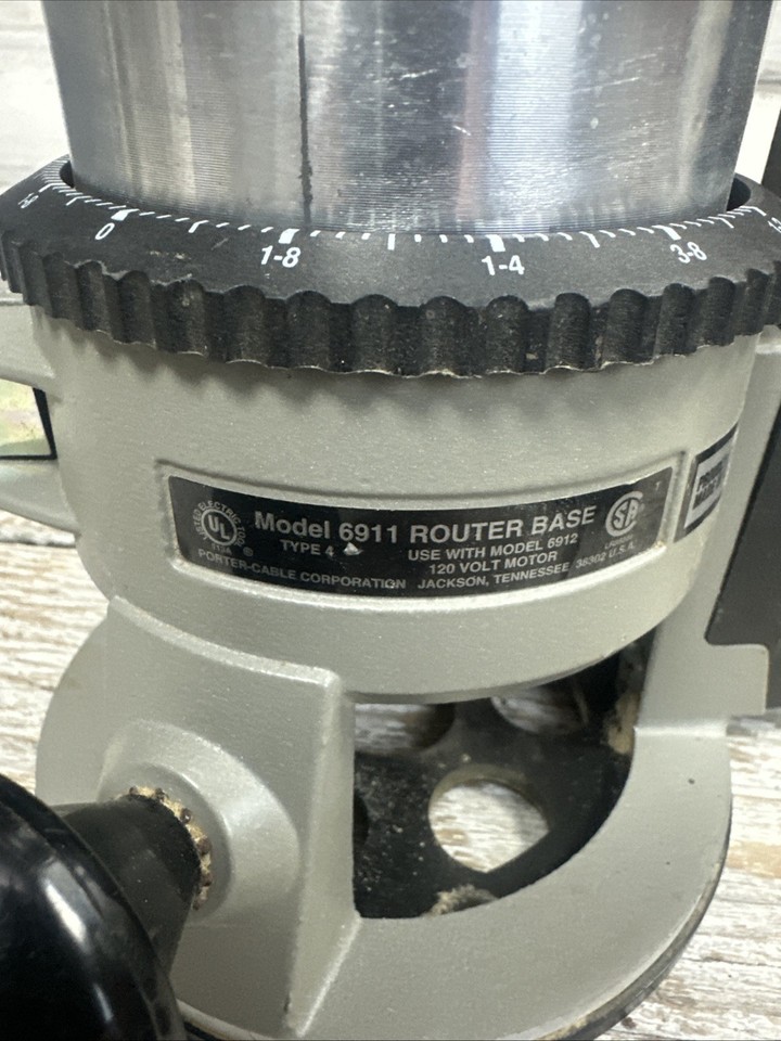 Porter Cable 6912 Router Type 5 Heavy Duty w/6911 D-Handle Base | eBay