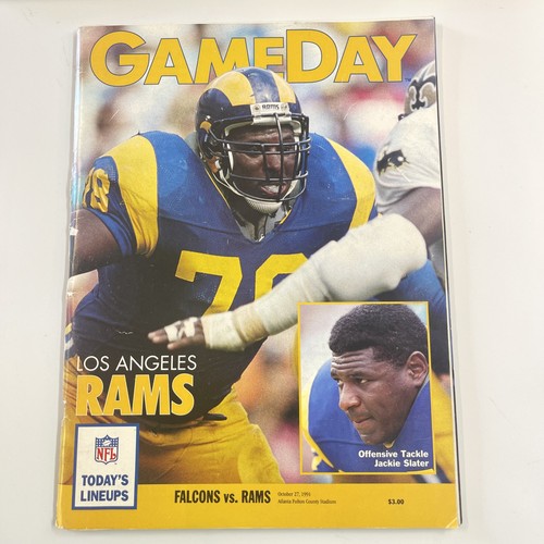 1991 Rams vs Falcons Game Day Program — October 27, 1991 NFL with ...
