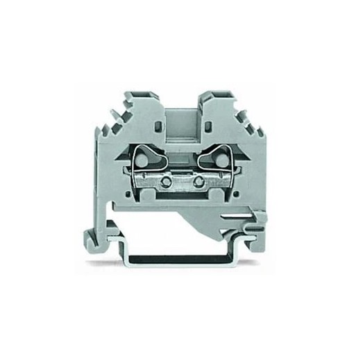 5pcs WAGO 281-101 2-Conductor Through Terminal Block 4,00 mm2 Gray New ...