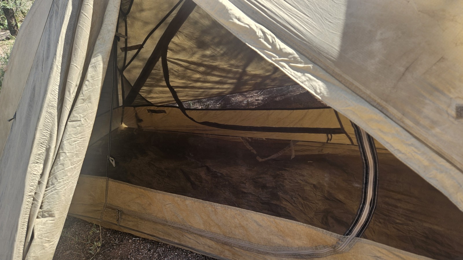 LITEFIGHTER 1 man Tent coyote tan 499 combat shelter system USGI US ...