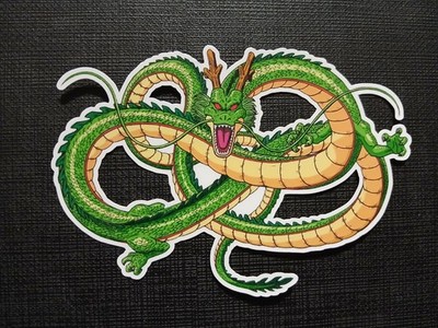 Shenron Dragon Anime Glossy Sticker Anime Waterproof! | eBay