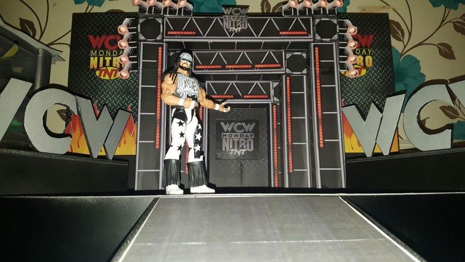 WCW Nitro entrance stage custom made for wrestling figures wwe/wwf/ecw ...