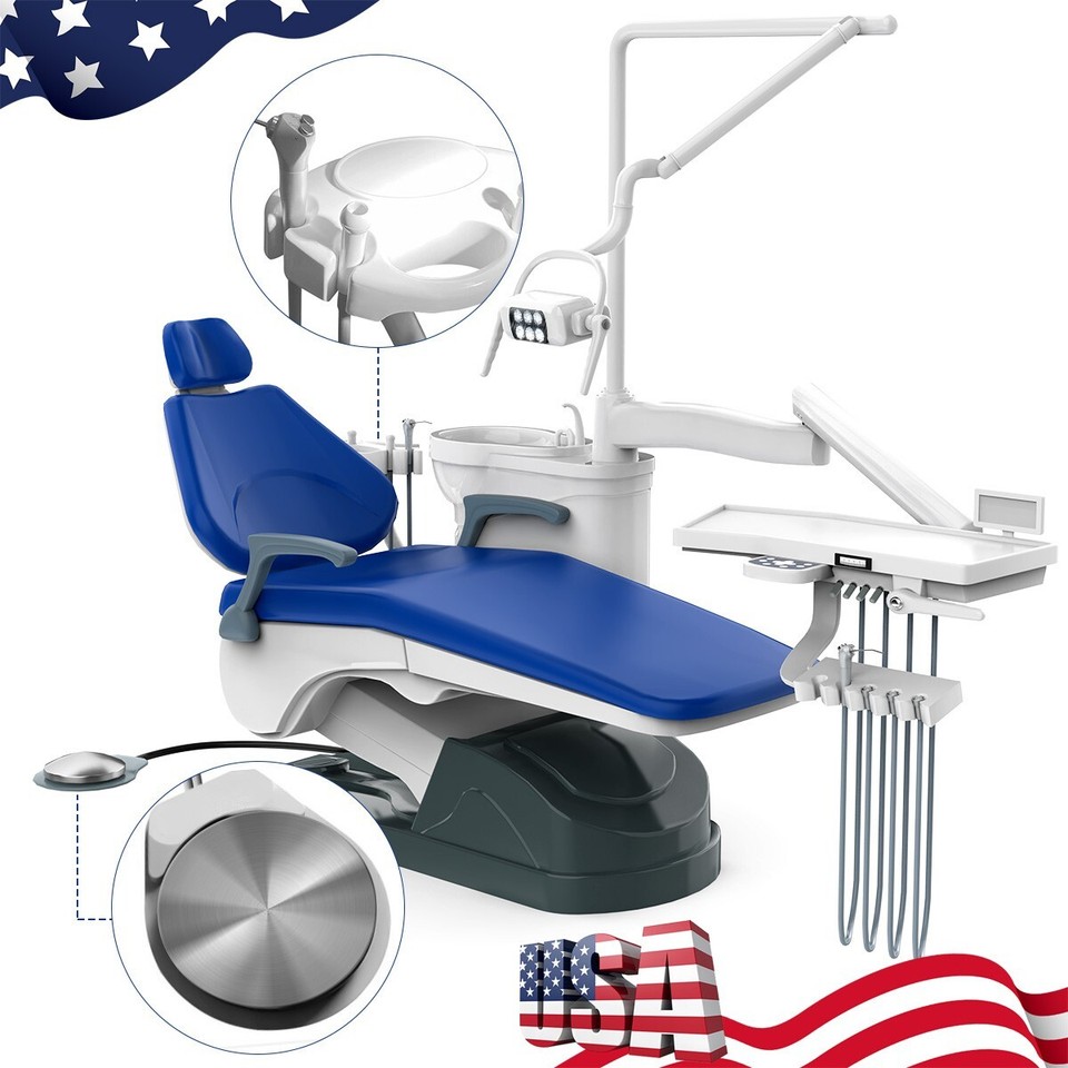 Dental Unit Chair Computer Controlled DC Motor+Stool /Autoclave Steam ...
