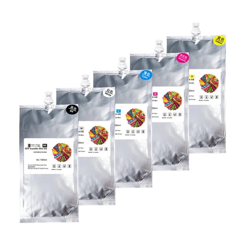 1000ML DTF Ing Bag For Mutoh Valuejet 628D Printer Textile Pigment Ink ...
