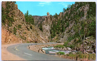 Postcard CO Colorful South St Vrain Canyon Colorado Between Lyons & Raymonds N1 | eBay