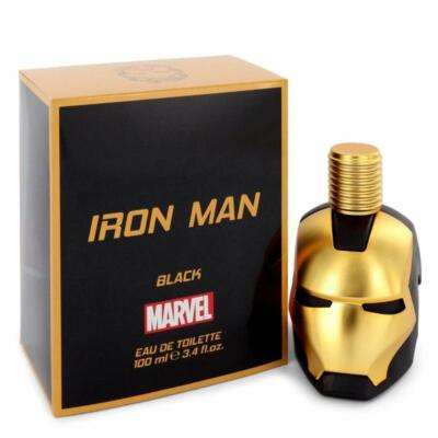Marvel Iron Man Black for Boy 3.4 oz 100 ml *Eau De Toilette* Spray Nib ...