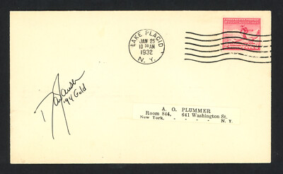 Dan Jansen Autographed Signed First Day Cover 1994 Olympics "94 Gold ...