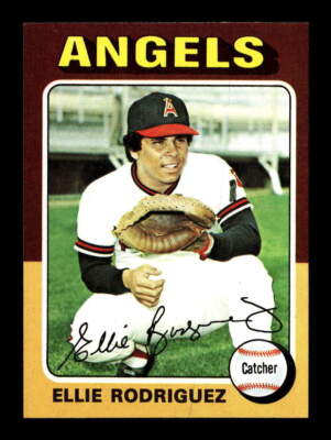 1975 Topps #285 Ellie Rodriguez California Angels EX-MT Baseball Card ...