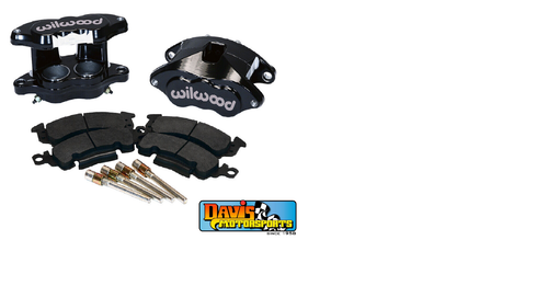 WILWOOD D52 BRAKE CALIPER & PADS, fits Chevelle, 442, GTO, Skylark ...