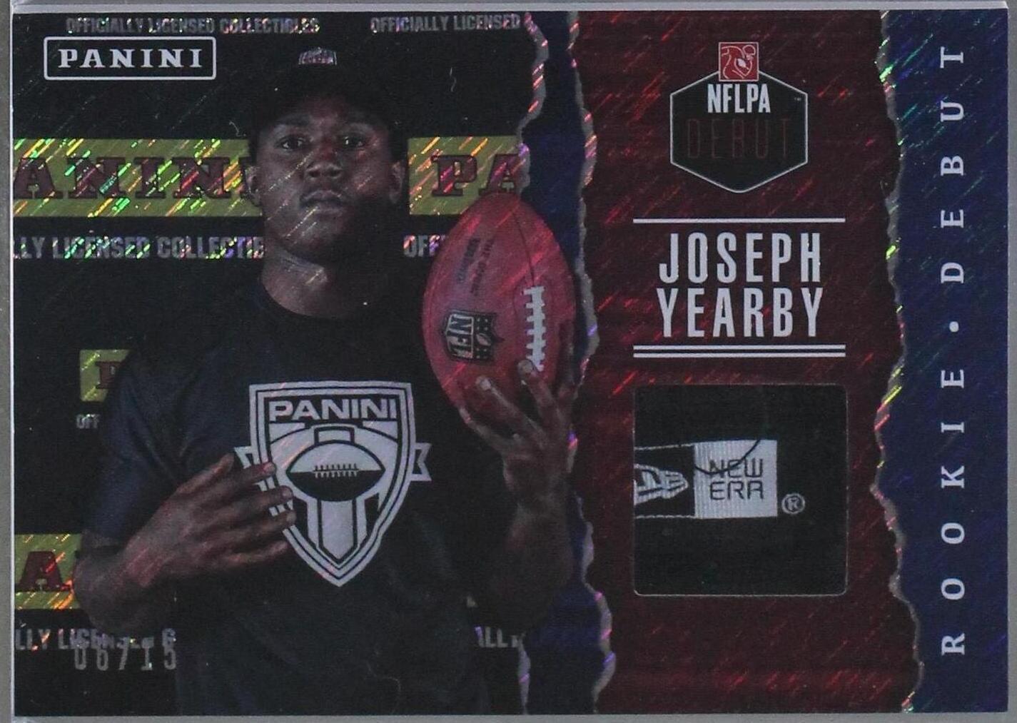 2017 Panini Father's Day - Nflpa Rookie Debut Memorabilia Joseph Yearby ...