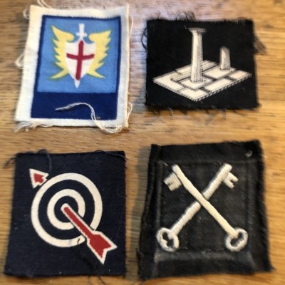 Ww2 British Army Regiment Formation Flash Patch Lot Libya Antiaircraft ...