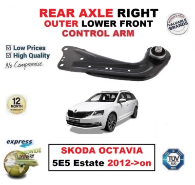 REAR AXLE RIGHT OUTER LOWER FRONT CONTROL ARM for SKODA OCTAVIA 5E5 ...