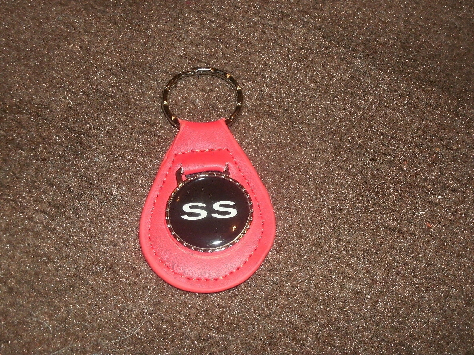 CHEVROLET CHEVELLE CAMARO MONTE CARLO IMPALA NOVA SS LEATHER KEYCHAIN ...