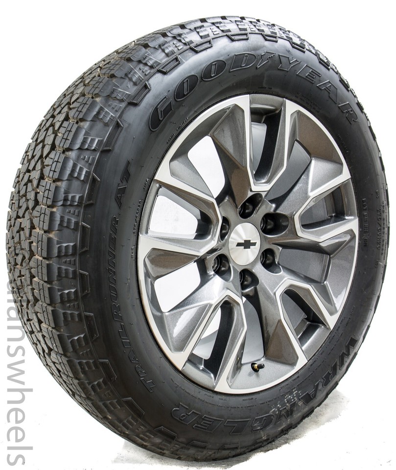 4 New Takeoff Chevy Silverado RST 20" Factory OEM Wheels Rims Goodyear ...