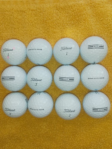 12 Titleist AVX Golf Balls Pearl / Mint Grade | eBay UK