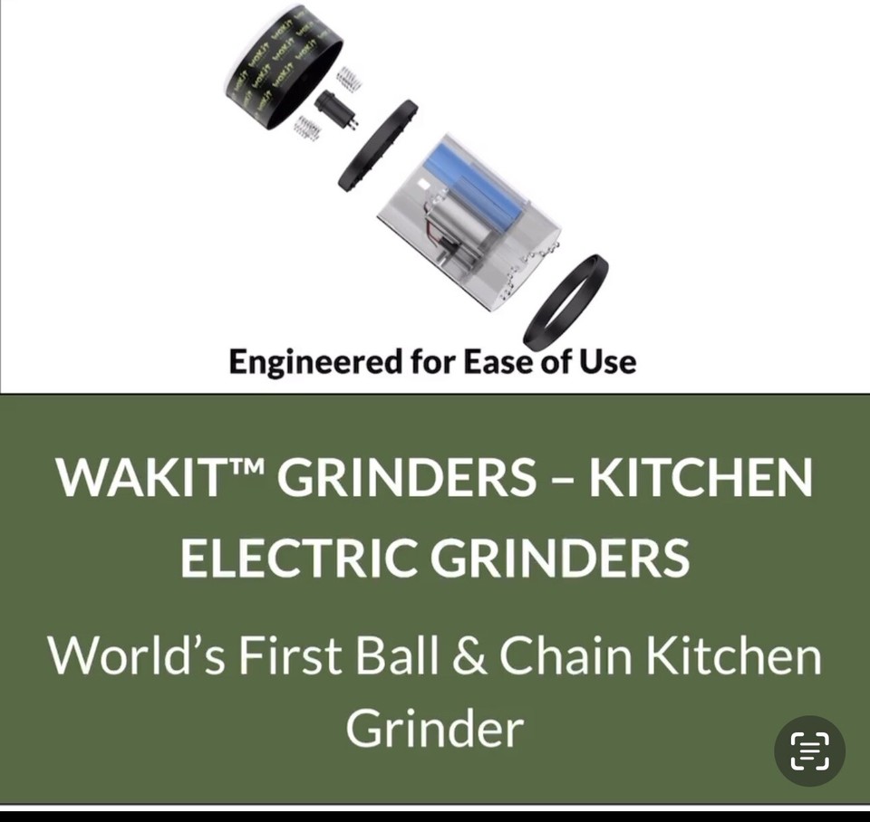Wakit Grinders (KLR Series)- Electric Herb Grinder with See Through ...