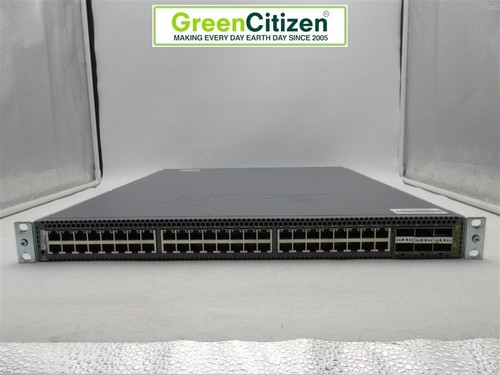 Juniper Networks QFX5100-48T-AFI 48-Port 10GbE Network Switch 6x QFP+ ...