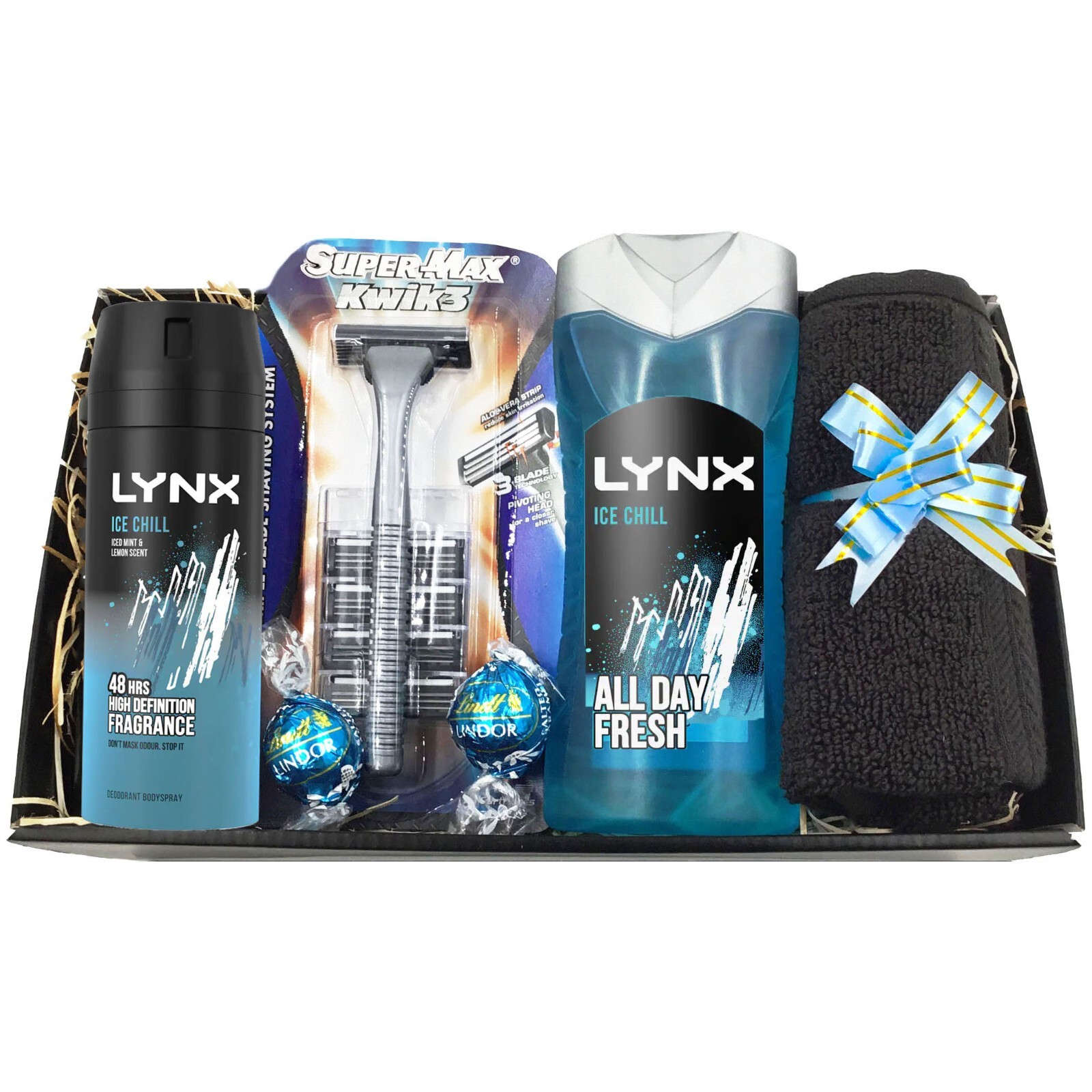 Men Lynx Ice Chill Gift Hamper Father Bodycare Birthday Dad Son Eid ...