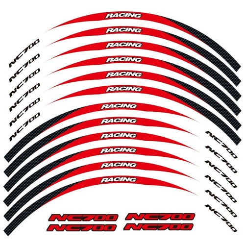 Motorcycle stripes Wheel Hub Rim Strip Sticker Decal For Honda NC700 /S ...