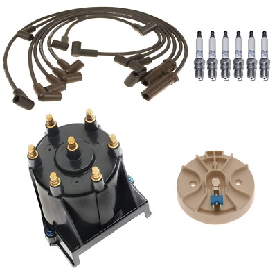 ACDelco Ignition Kit Distributor Rotor Cap Wire Spark Plugs Gap .045 ...