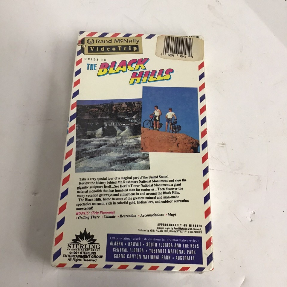Rand McNally The Black Hills VHS New sealed | eBay