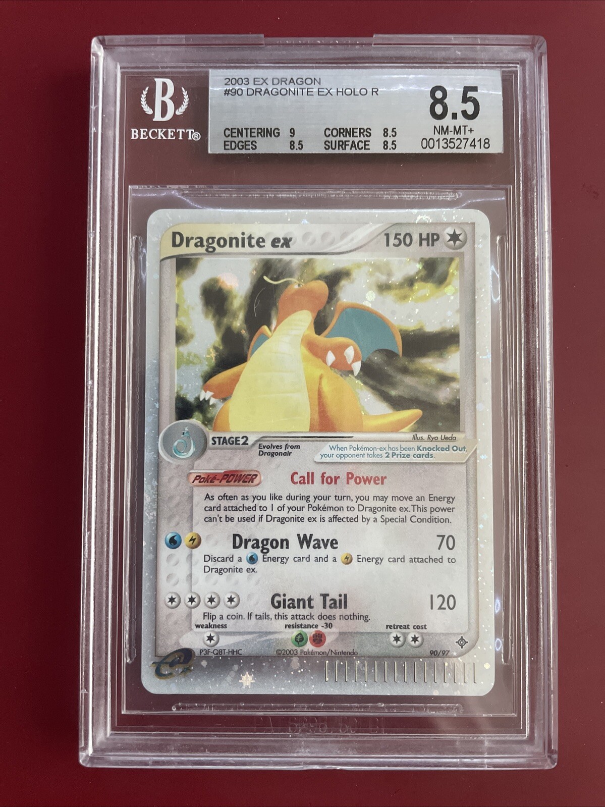 Pokémon TCG Dragonite ex EX Dragon 90/97 Holo Holo Rare EX | eBay