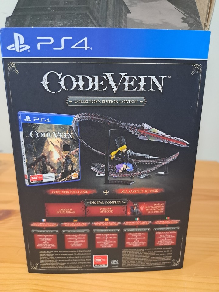 CodeVein Code Vein Collector's Edition (NO PS4 game) 🇦🇺 statue figurine ...