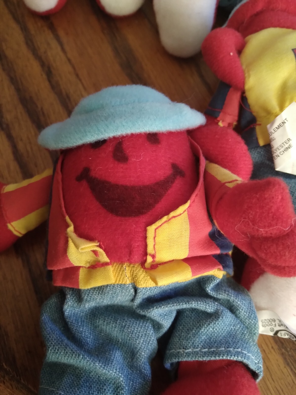 lot of 5 KOOL-AID MAN BEANIEs PLUSH - 2000 - KRAFT FOODS ADVERTISING ...